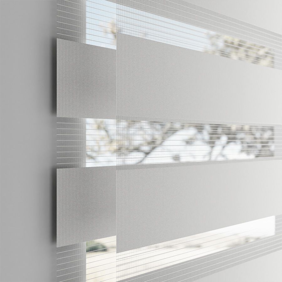 Traditional Zebra Light Filtering Dual Roller Shades | SelectBlinds.com