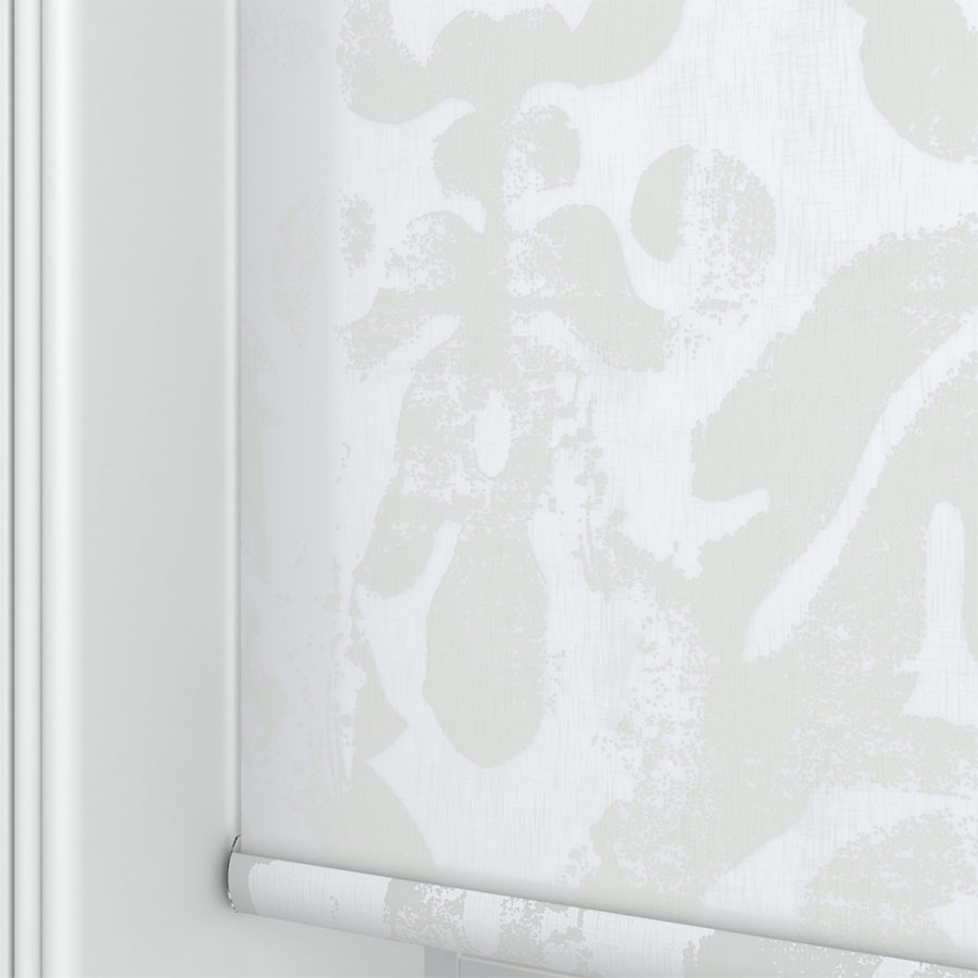 White Embossed Roller Shades | SelectBlinds.com