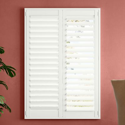 Hidden Tilt Poly Plantation Shutters | SelectBlinds.com
