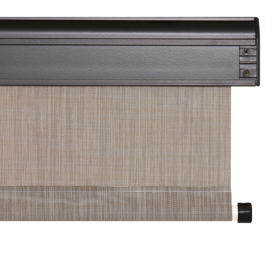 Outdoor Motorized Solar Roller Patio Shades | SelectBlinds.com