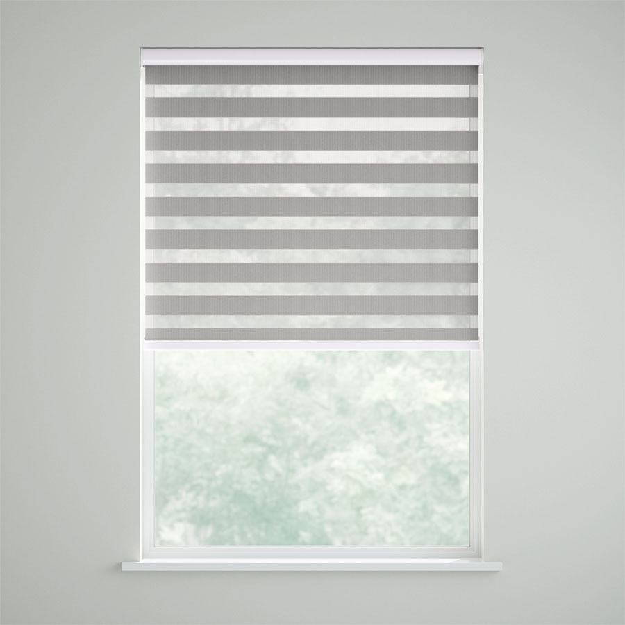 Essentials Series - Dual 'Zebra' Solar Window Shades | SelectBlinds.com