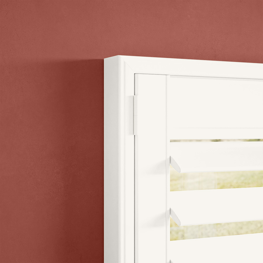 Hidden Tilt Poly Plantation Shutters | SelectBlinds.com