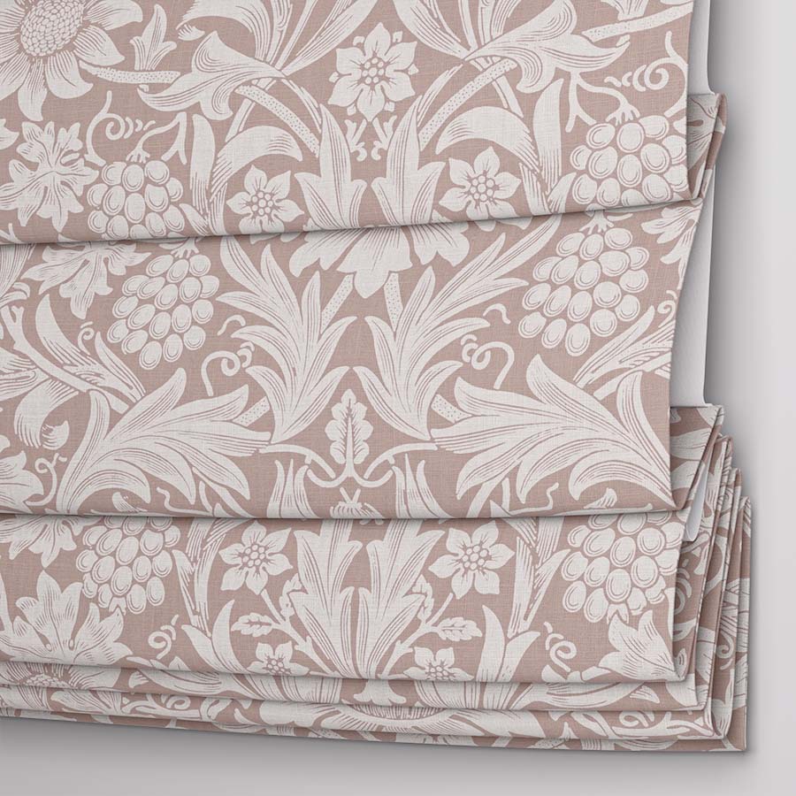 Roman Shades - William Morris Roman Shades | SelectBlinds.com
