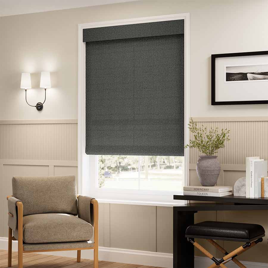 Boucle Roman Shades | Custom Roman Shades | SelectBlinds