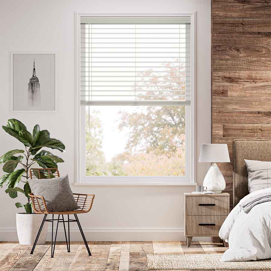 2.5 inch Premier Cordless Faux Wood Blinds | SelectBlinds